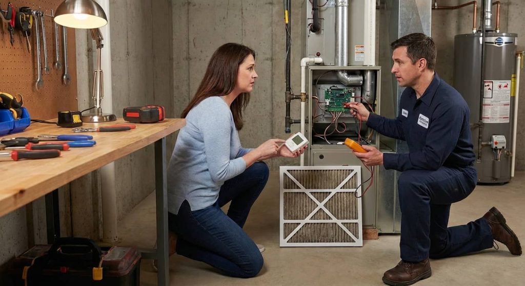Furnace Working But No Heat